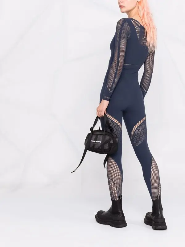 Wolford Shuri Mesh-pane Jumpsuit