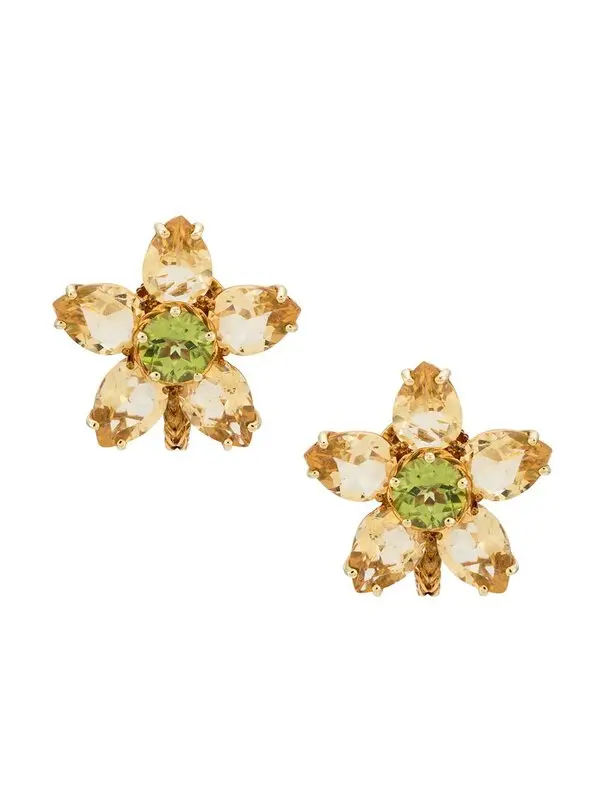 Dolce & Gabbana 18kt Yellow Gemstone Earrings