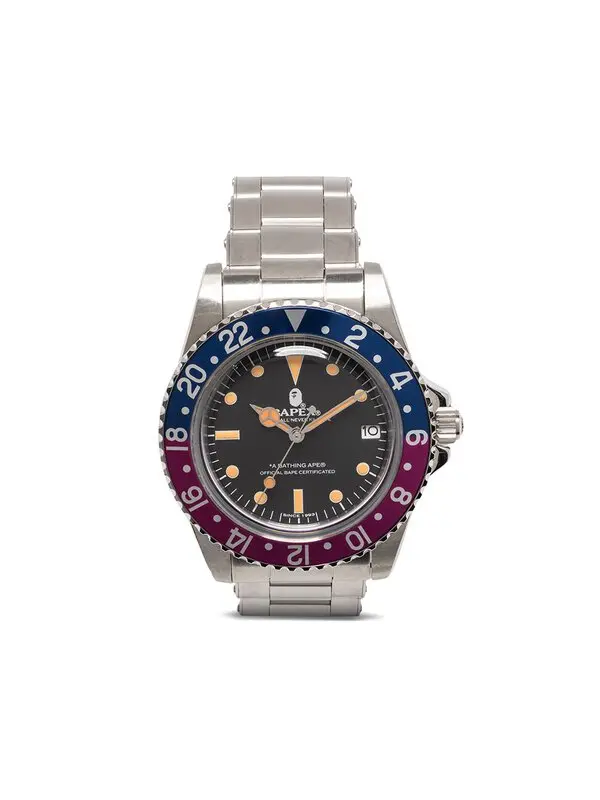 A Bathing Ape® Vintage Type 2 Bapex 40mm - Silver | Editorialist