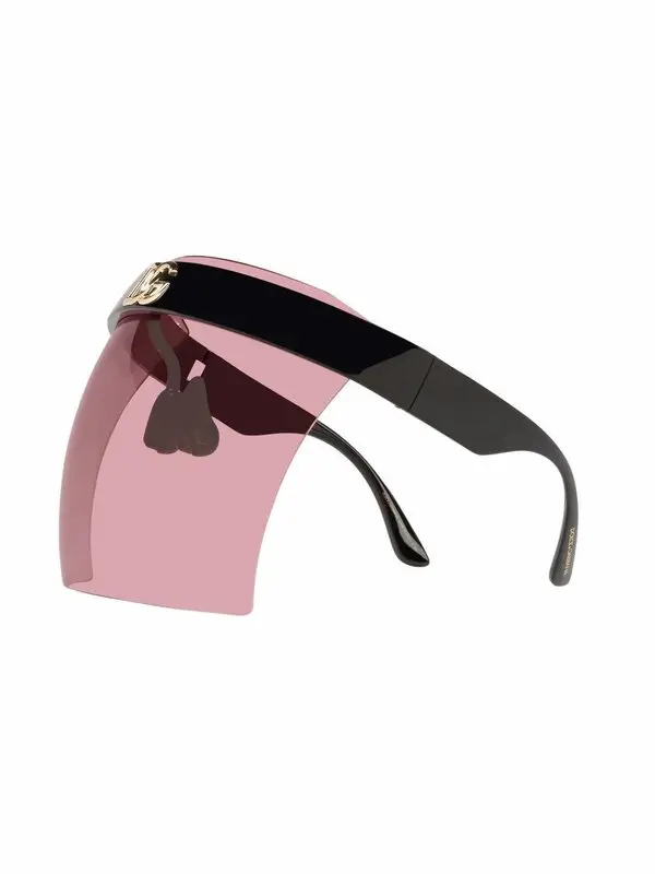Dolce & Gabbana Black and Pink Visor Sunglasses Dolce & Gabbana DG 4234 Sunglasses | FREE Shipping - SOLD OUT main image 4