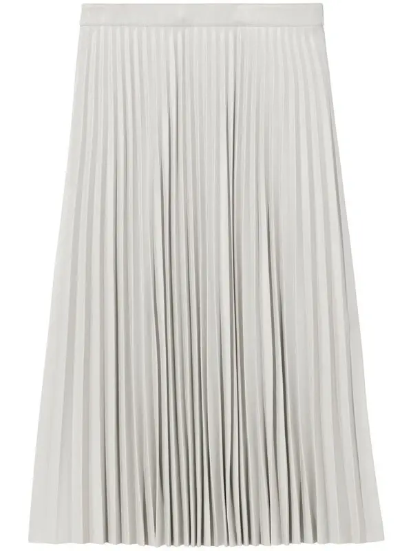Proenza Schouler White Label Faux-leather Pleated Skirt