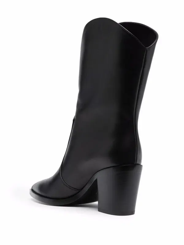 GIANVITO ROSSI Leather Pointed Boots