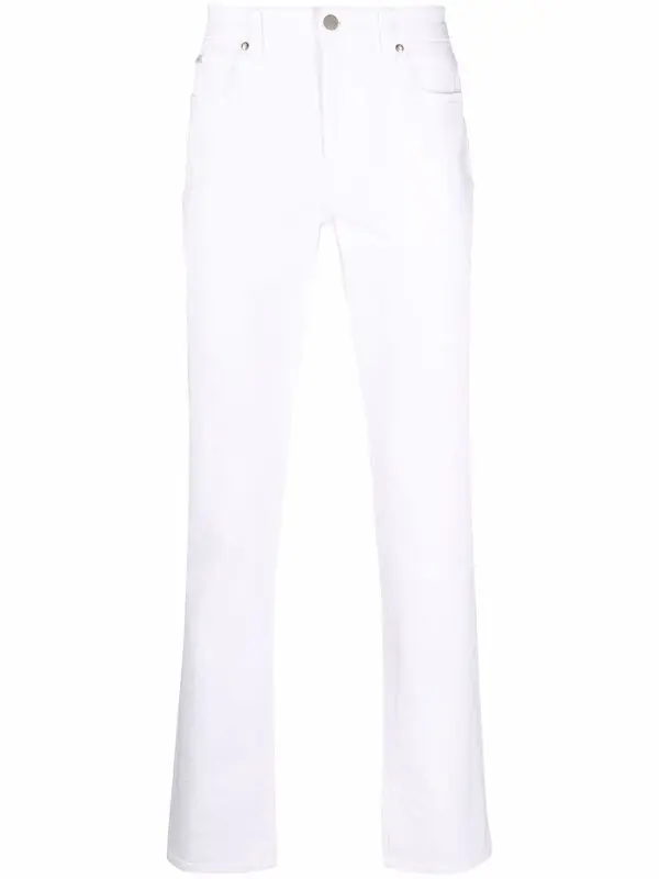 Zegna Logo-patch Detail Jeans