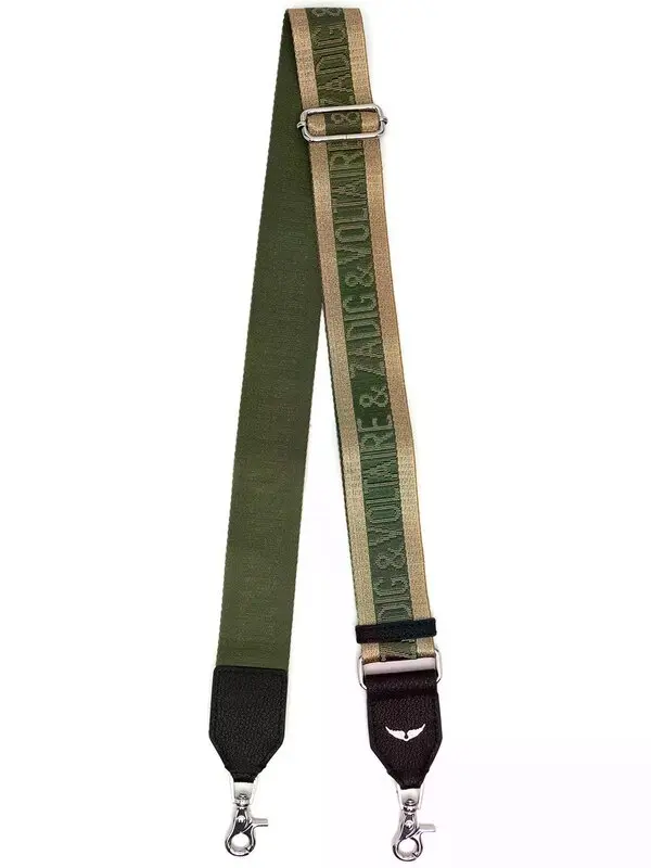 Zadig&Voltaire Glitter Logo Bag Strap - Green