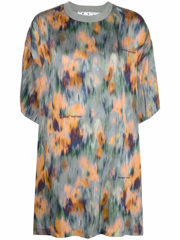 Off-White T-shirt Dress