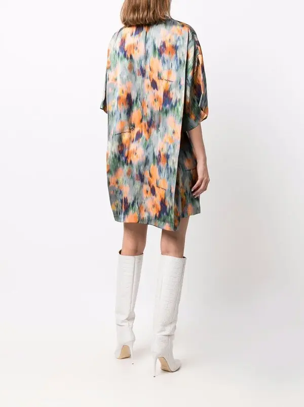 Off-White T-shirt Dress