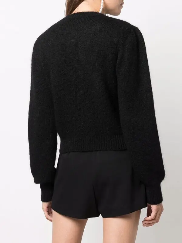 Alessandra Rich Cat Intarsia Knit Jumper