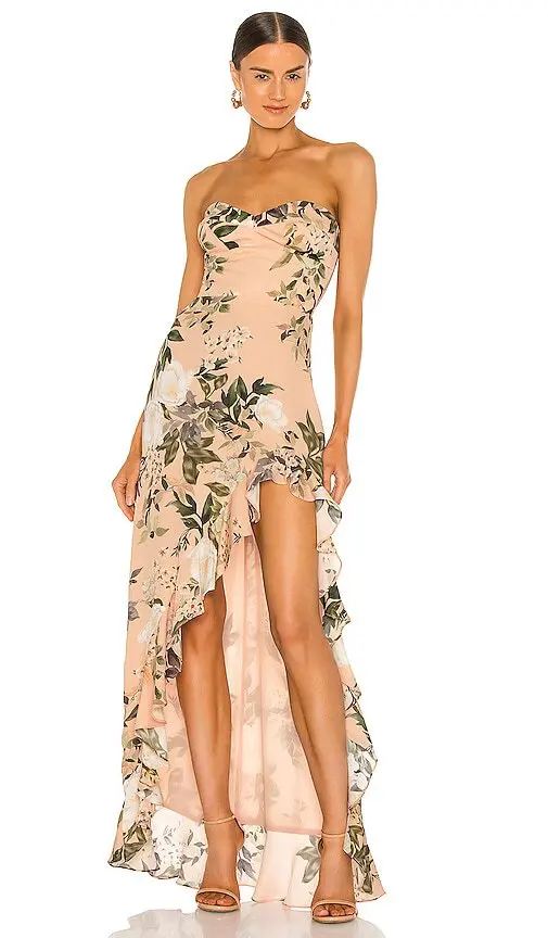 Amanda Uprichard X Eden Gown - Juniper Floral