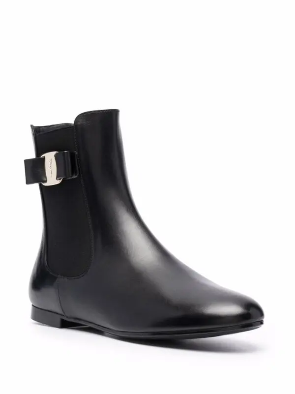 FERRAGAMO Vara Bow Chelsea Boots