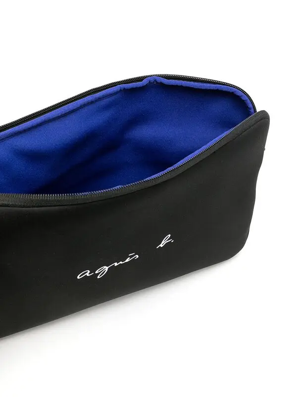 AGNES B. Logo-print Laptop Bag
