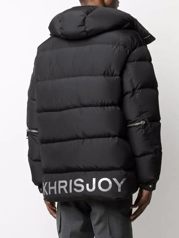 Khrisjoy Rear-logo Feather Down Parka