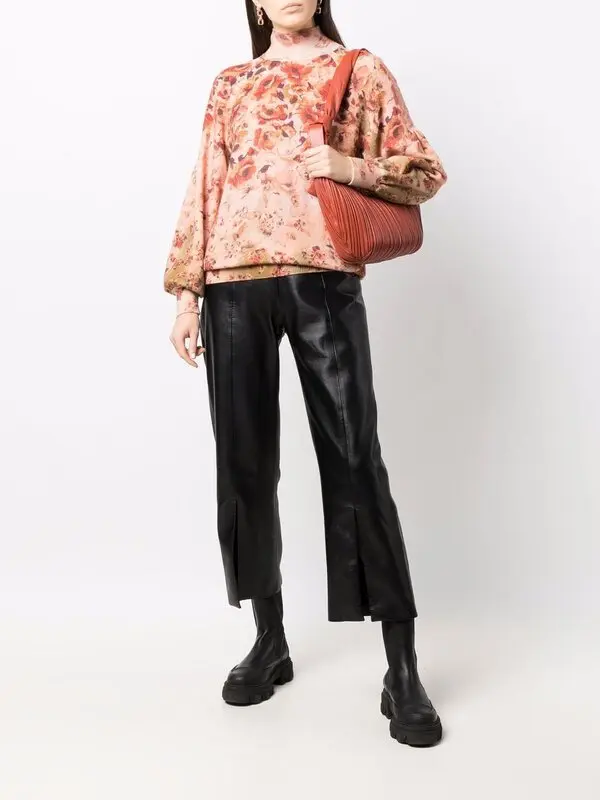 Alberta Ferretti Floral-print Jumper