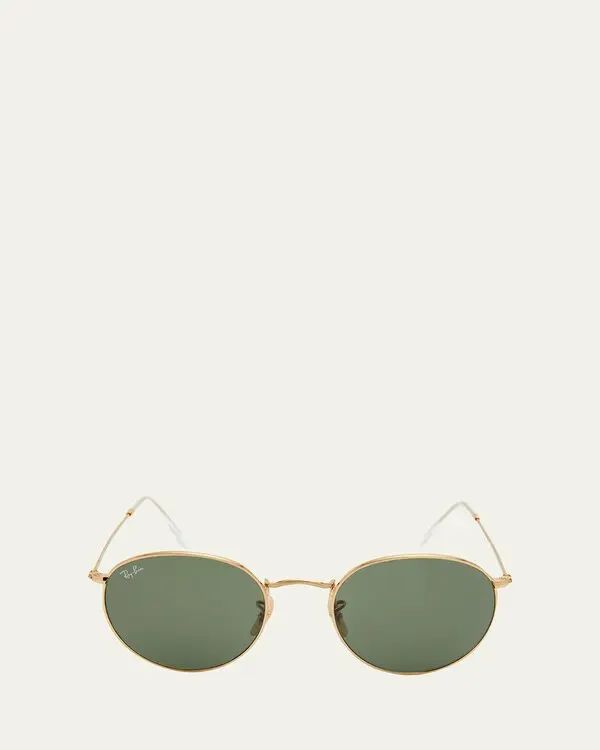 Ray-ban Round Metal Sunglasses - Gold/green
