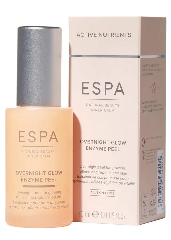 ESPA Active Nutrients Overnight Glow Peel Skin Masks, Enzyme