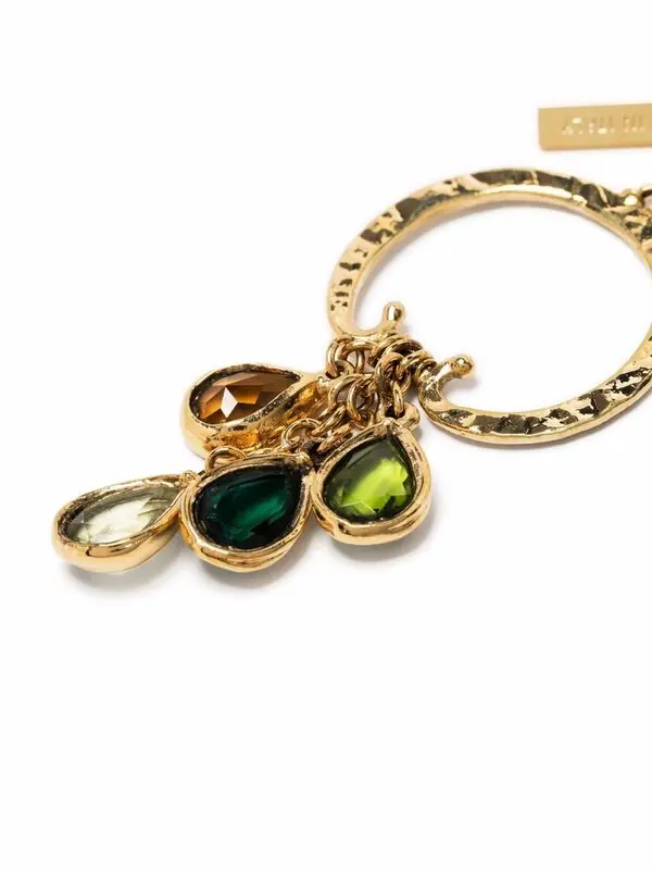 Alberta Ferretti Crystal-embellished Tassel Earrings