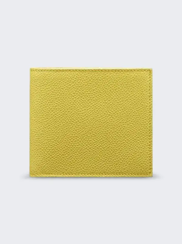 Thom Browne Pebble Grain Bifold Wallet Pastel - Yellow