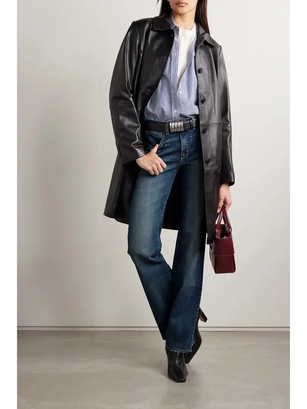 NILI LOTAN Celia High-rise Straight-leg Jeans - Blue