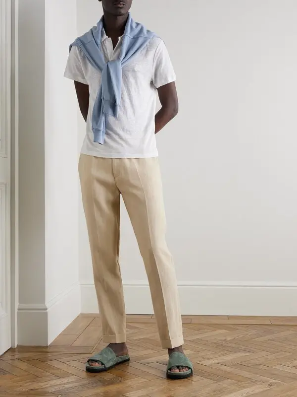Vilebrequin Linen Polo Shirt