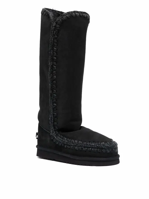 Mou Whipstitched Sheepskin Boots