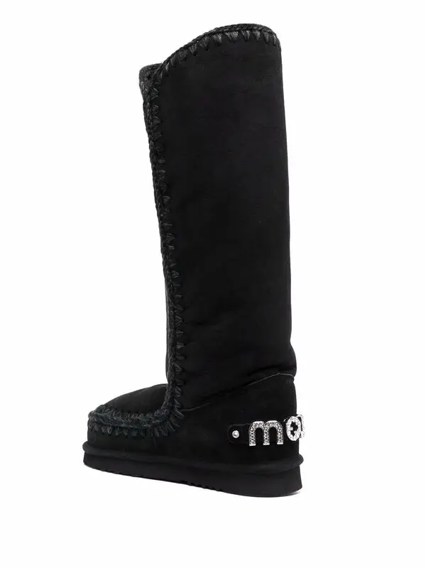 Mou Whipstitched Sheepskin Boots