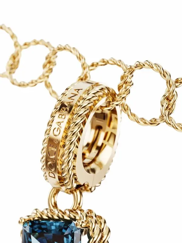 Dolce & Gabbana Rainbow Alphabet J 18kt Yellow Pendant