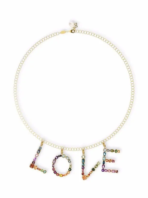 Dolce & Gabbana 18kt Yellow A Initial Pendant