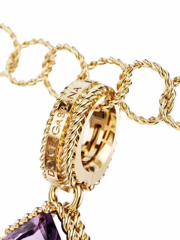 Dolce & Gabbana 18kt Yellow A Initial Pendant