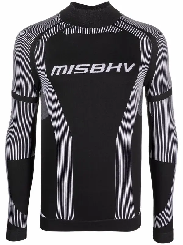 MISBHV Logo-print Long-sleeved Top