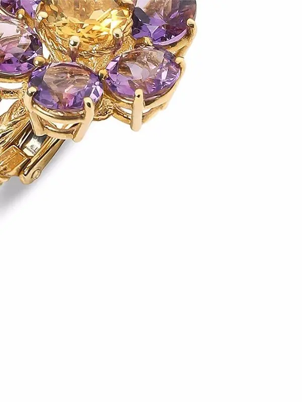 Dolce & Gabbana 18k Yellow Amethyst Earrings