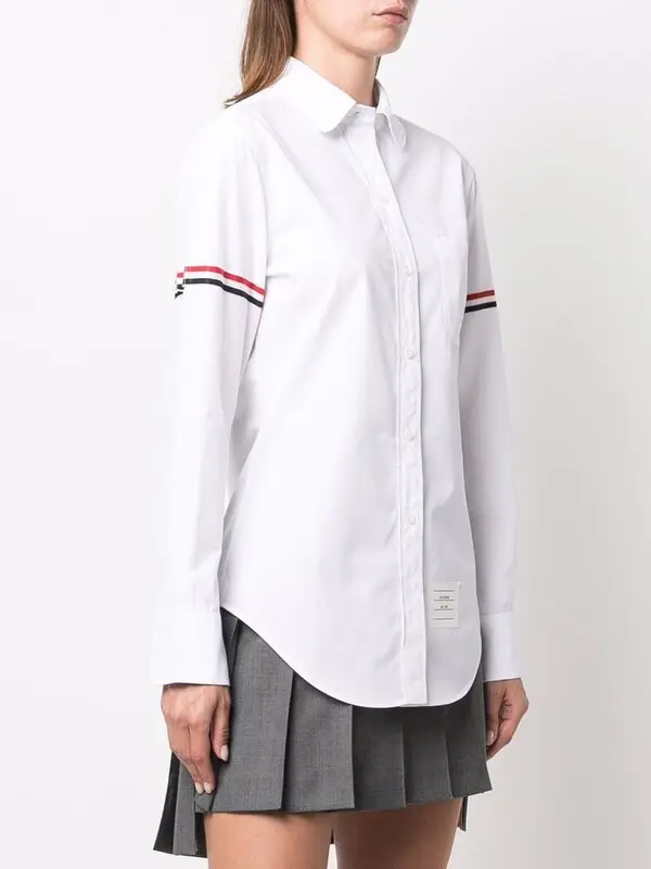 Thom Browne Rwb Stripe Shirt