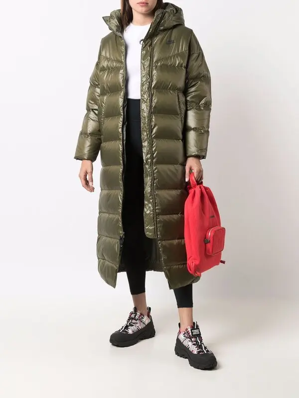 Nike Long-length Padded Down Jacket