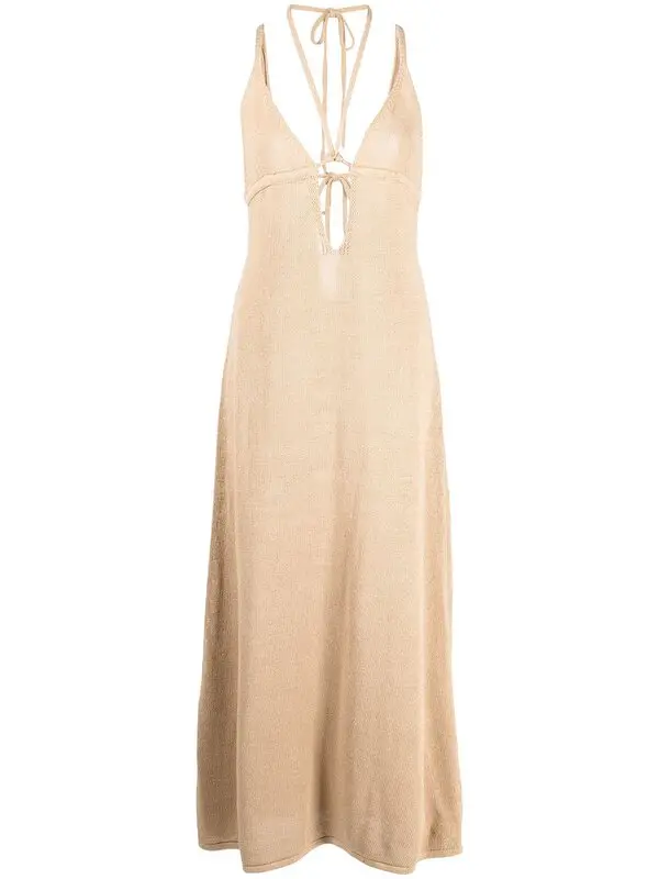 Cult Gaia Kingsley Tie-fastening Dress