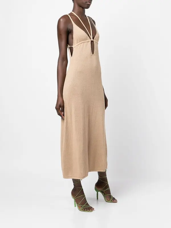 Cult Gaia Kingsley Tie-fastening Dress