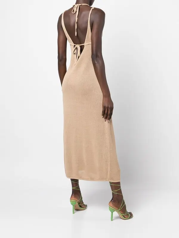 Cult Gaia Kingsley Tie-fastening Dress