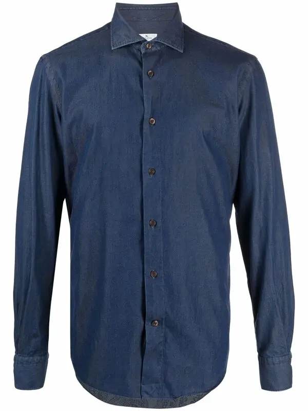 Etro Denim Cotton Shirt