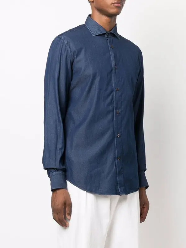 Etro Denim Cotton Shirt