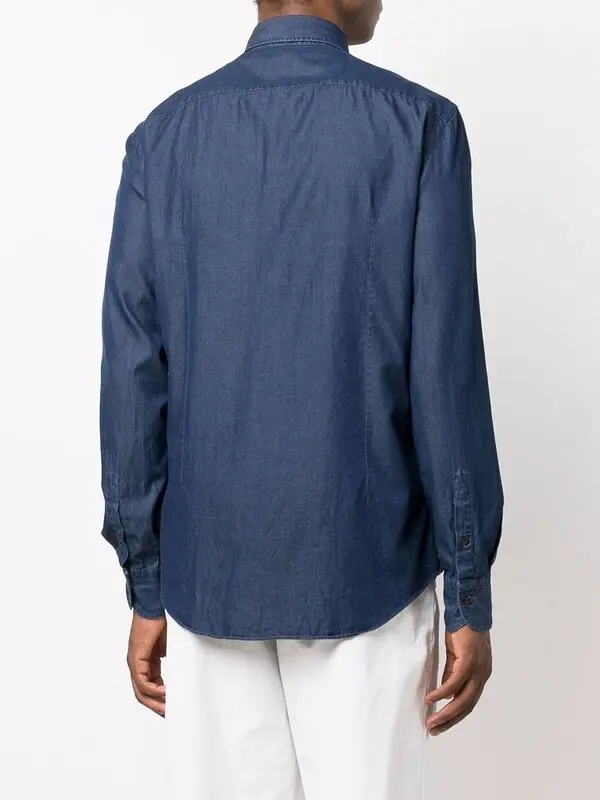 Etro Denim Cotton Shirt