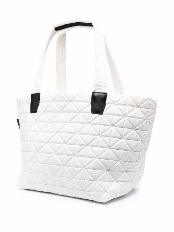 VEECOLLECTIVE Quilted Geometric Tote Bag