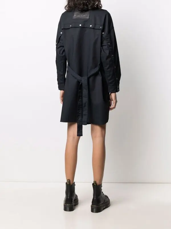 DIESEL® Joggjeans Logo-patch Shirtdress