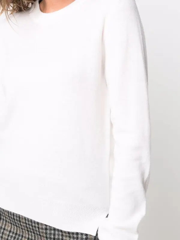 MAISON MARGIELA Fine-knit Crew-neck Jumper - White