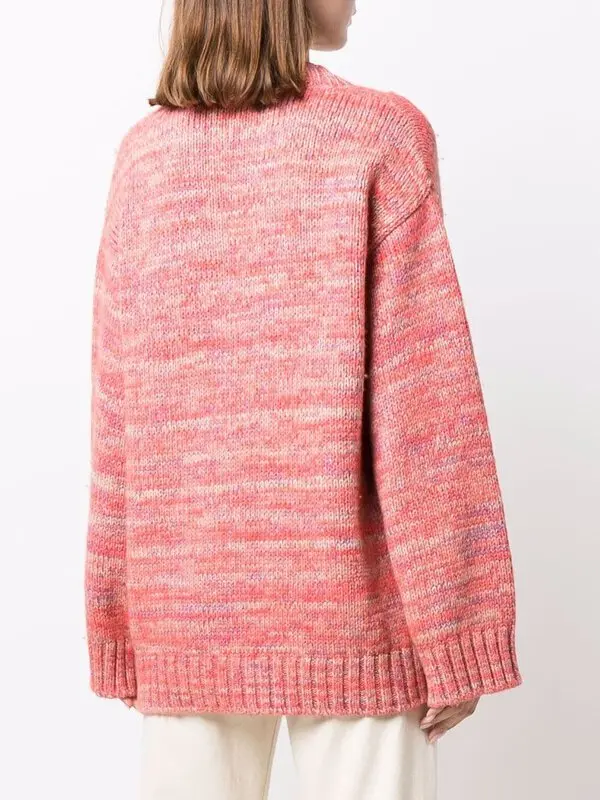 Missoni V-neck Striped Chunky Knit Jumper