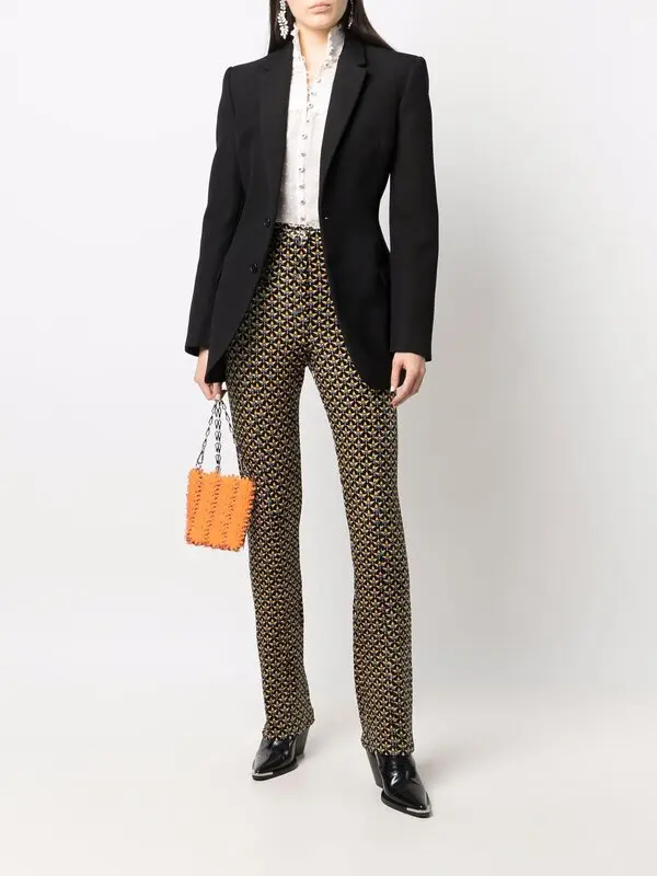 Rabanne Patterned Buttoned Trousers