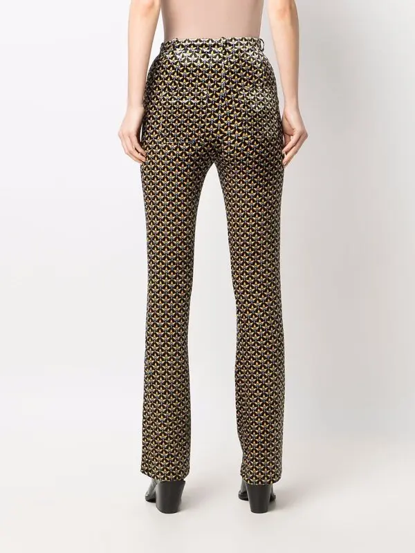 Rabanne Patterned Buttoned Trousers