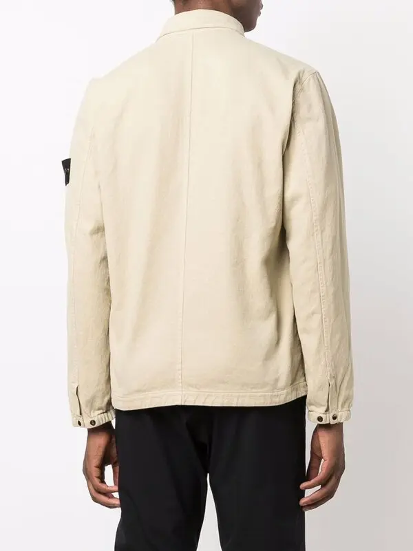 Stone Island Logo-patch Shirt Jacket