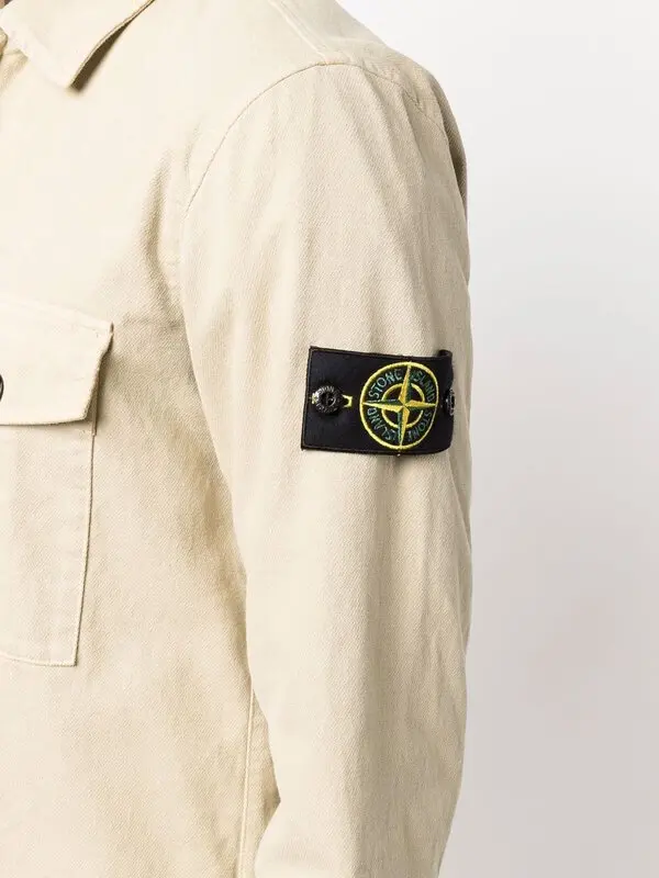 Stone Island Logo-patch Shirt Jacket