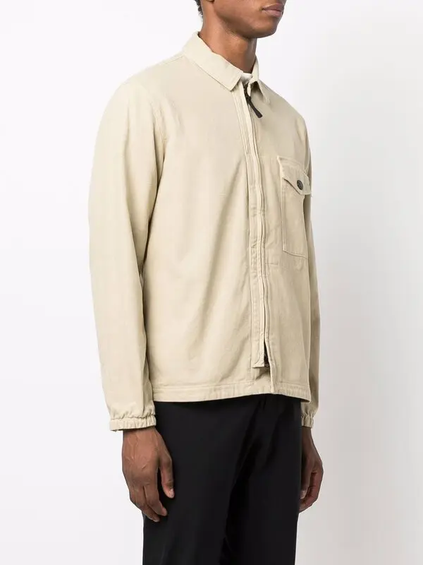 Stone Island Logo-patch Shirt Jacket