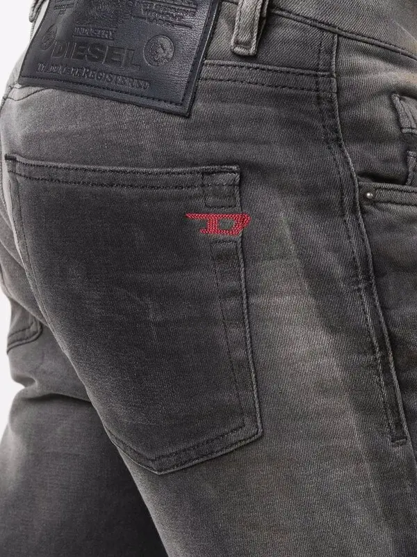 DIESEL® D-strukt Slim-fit Jeans - Black