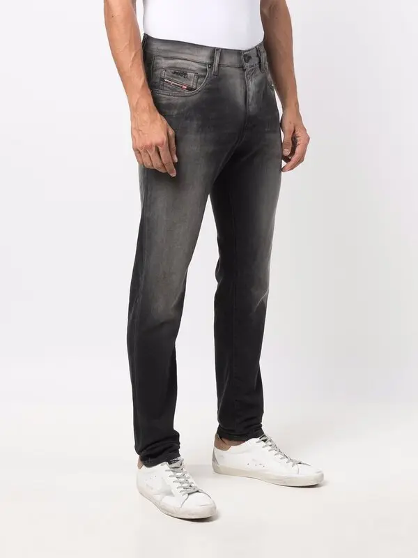 DIESEL® D-strukt Slim-fit Jeans - Black