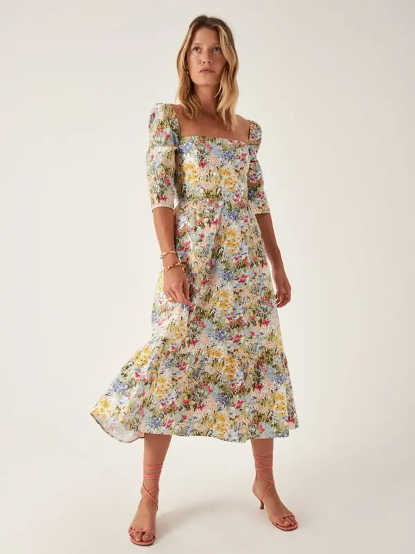 reformation cypress knit dress Sarah Jessica Parker's Reformation Dress Is A Versatile Springtime Staple