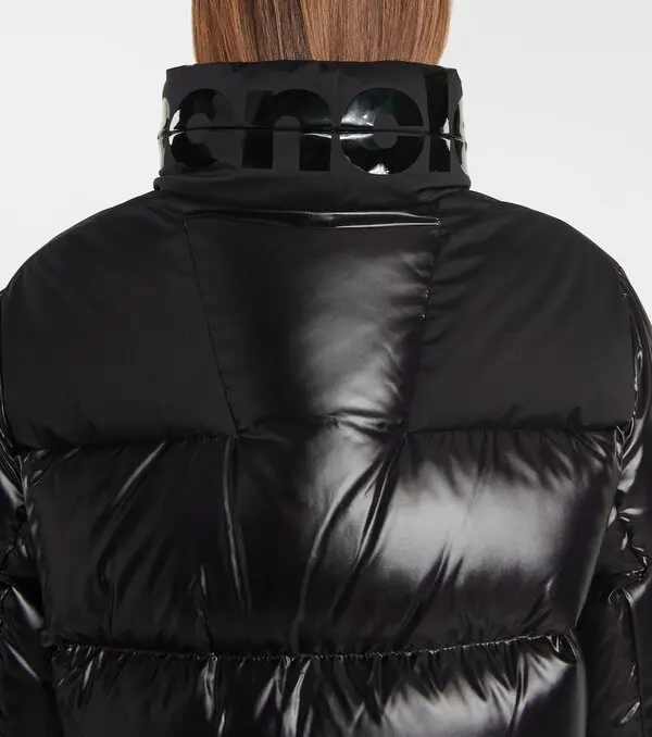 Moncler Jasione Cropped Down Jacket - Black